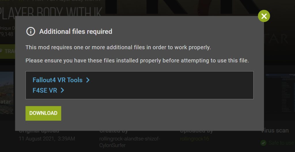 Как ставить моды на Fallout 4 VR + список модов и полезности по игре | VR419.ru